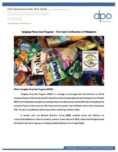 Sangkap Pinoy Seal Program – The Food Fortification in Philippines ...