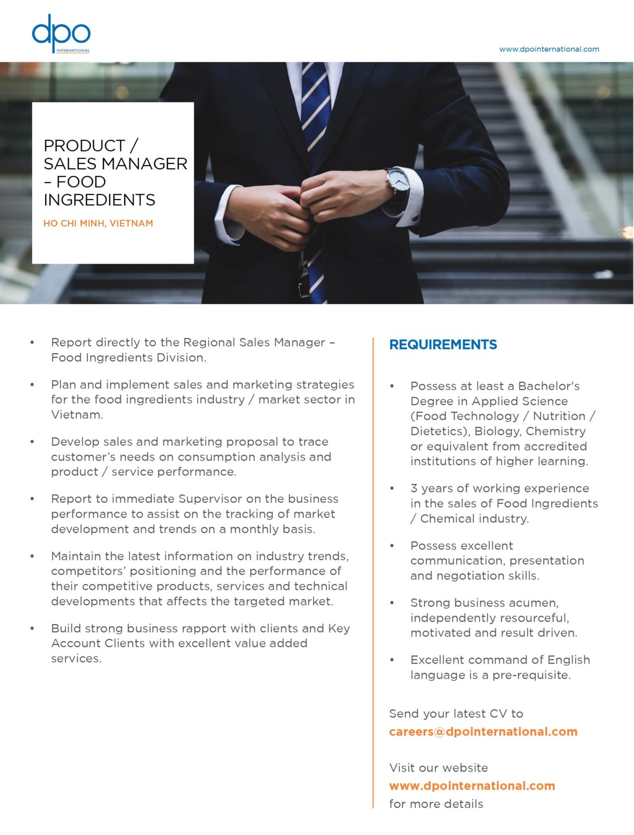 Product / Sales Manager | DPO International