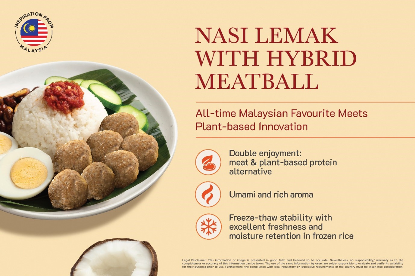 Blending Traditions: Nasi Lemak Enhanced with Hybrid Meatballs | DPO ...