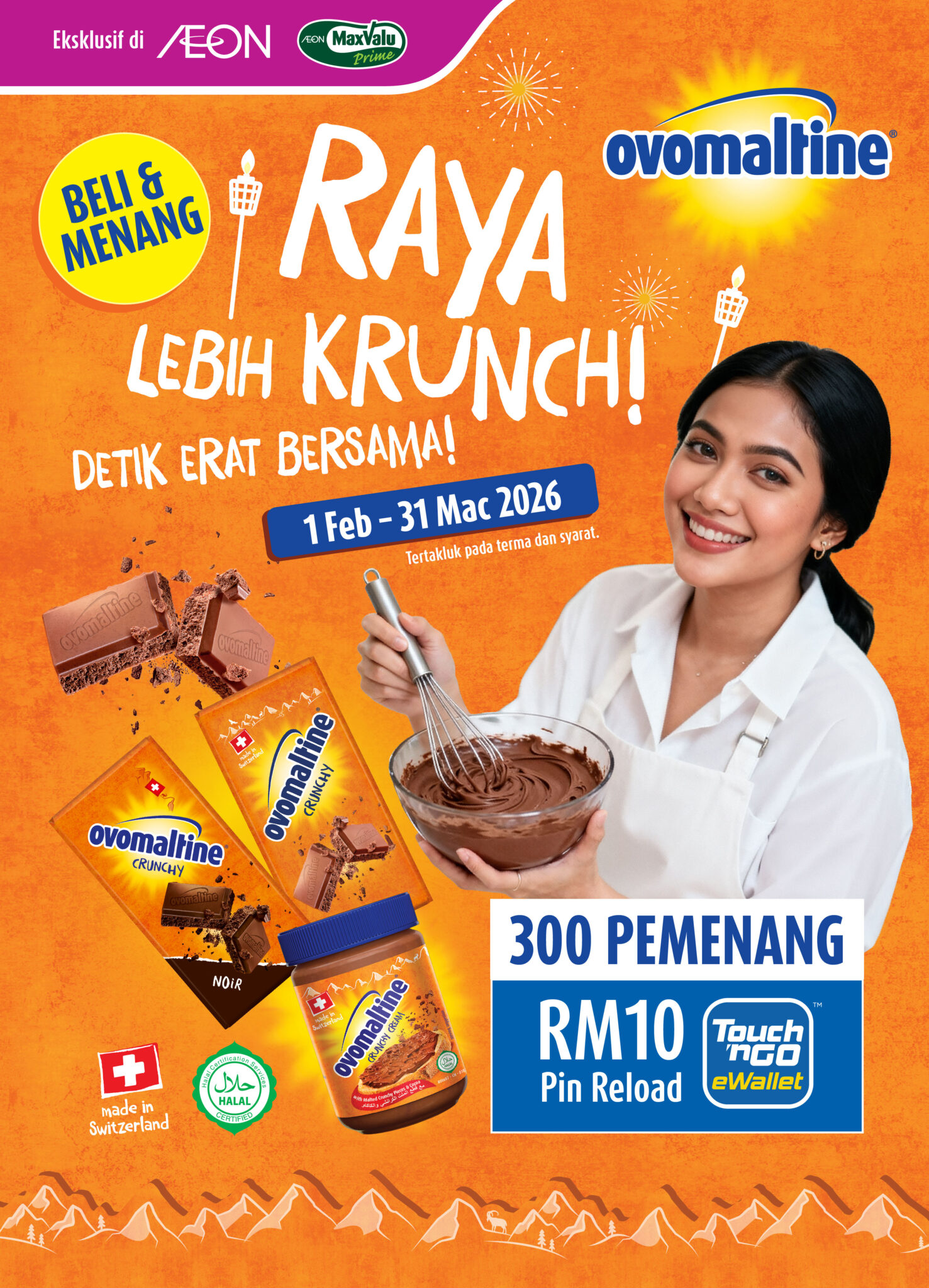 Ovomaltine Raya Lebih Krunch | DPO International